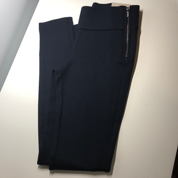 Zara | Pants & Jumpsuits | Navy Blue Double Zipper Pants | Poshmark